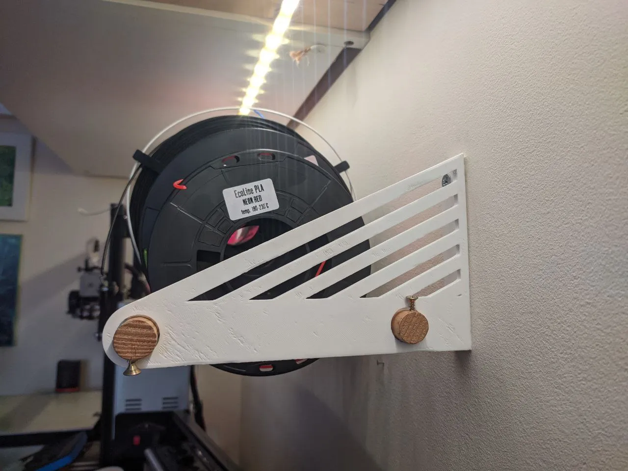 Simple Filament Shelf by ZortraxYeen | Download free STL model ...