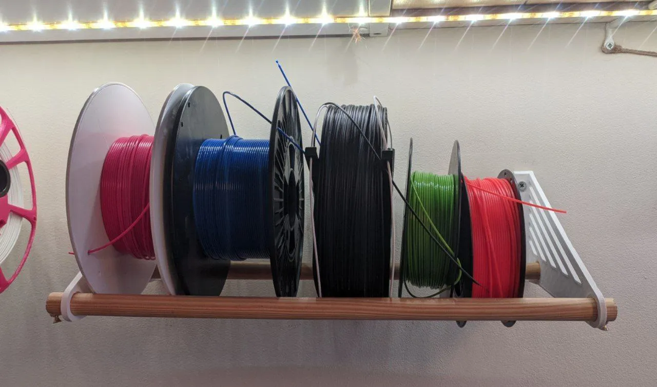 Simple Filament Shelf by ZortraxYeen | Download free STL model ...