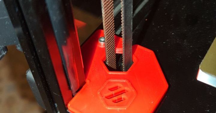 Hidden cable routing z-belt covers by Akio with notch for low Z rail ...