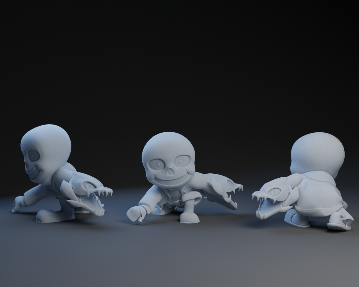 Sans Super Smash Brothers by Peter Farell | Download free STL model ...