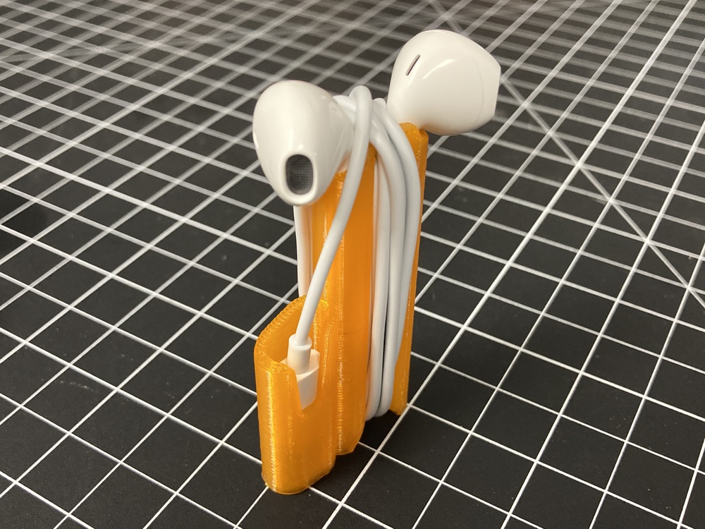 Apple earpods (lightning cable) holder - optimized for Prusa MK3/MK3S ...