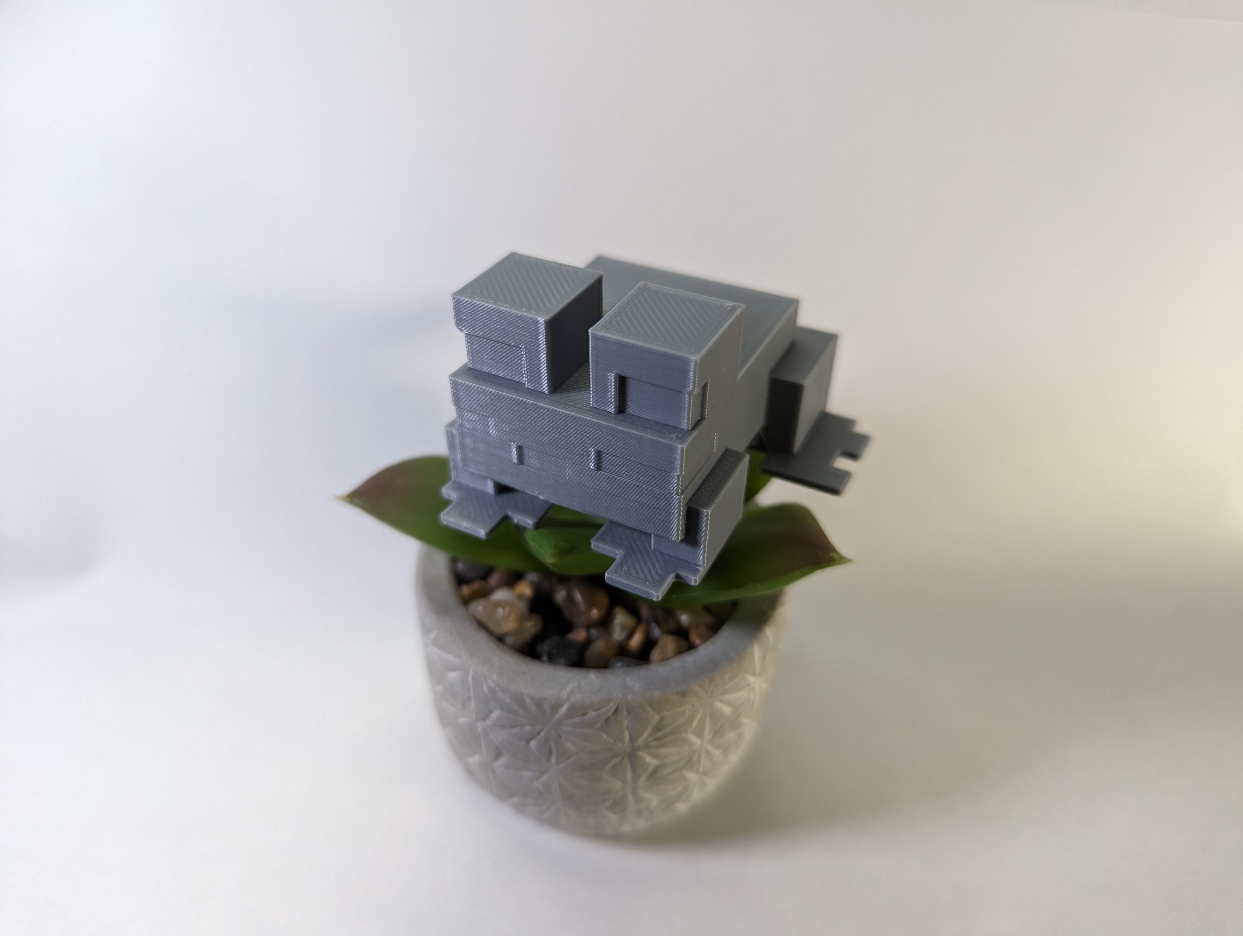 Minecraft Frog by Eddie Hugo | Download free STL model | Printables.com
