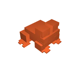 Minecraft Frog by Eddie Hugo | Download free STL model | Printables.com