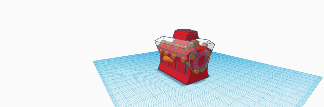 V8 Engine by Caleb Jones | Download free STL model | Printables.com