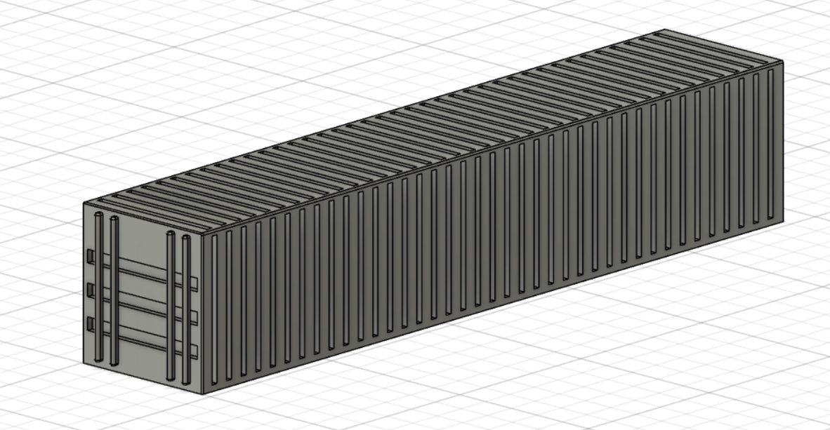 Container 40 Fuss by Maurice Günther | Download free STL model | Printables.com