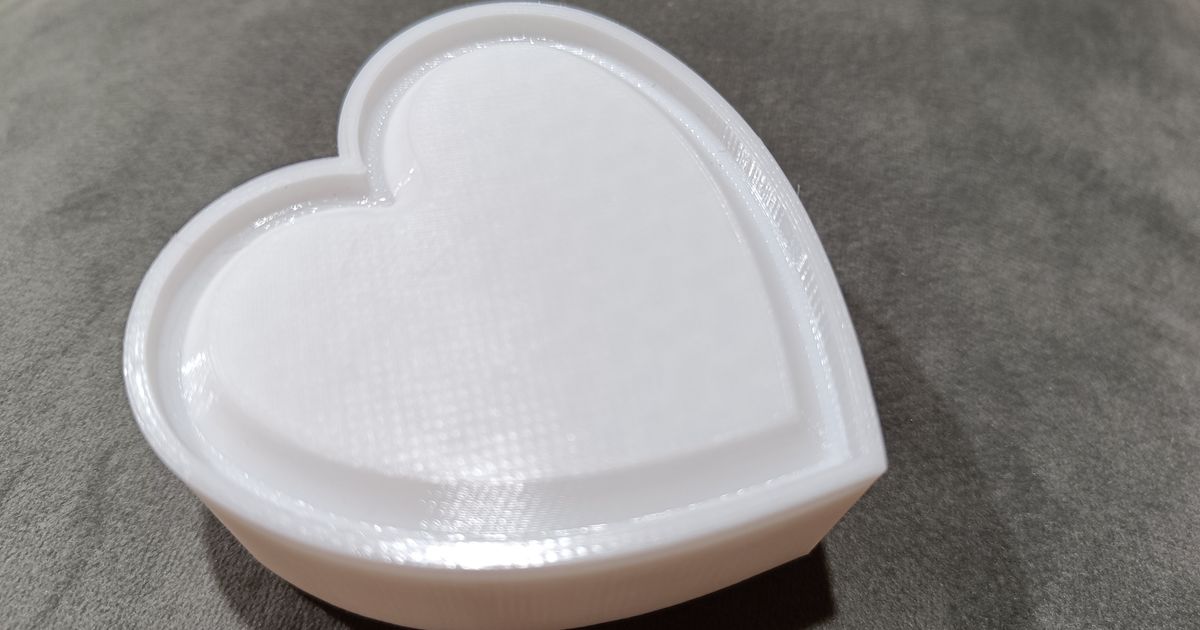 Stackable heart shaped box by Plok | Download free STL model ...