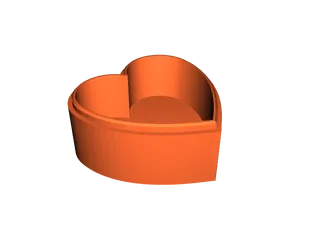 Stackable heart shaped box by Plok | Download free STL model ...