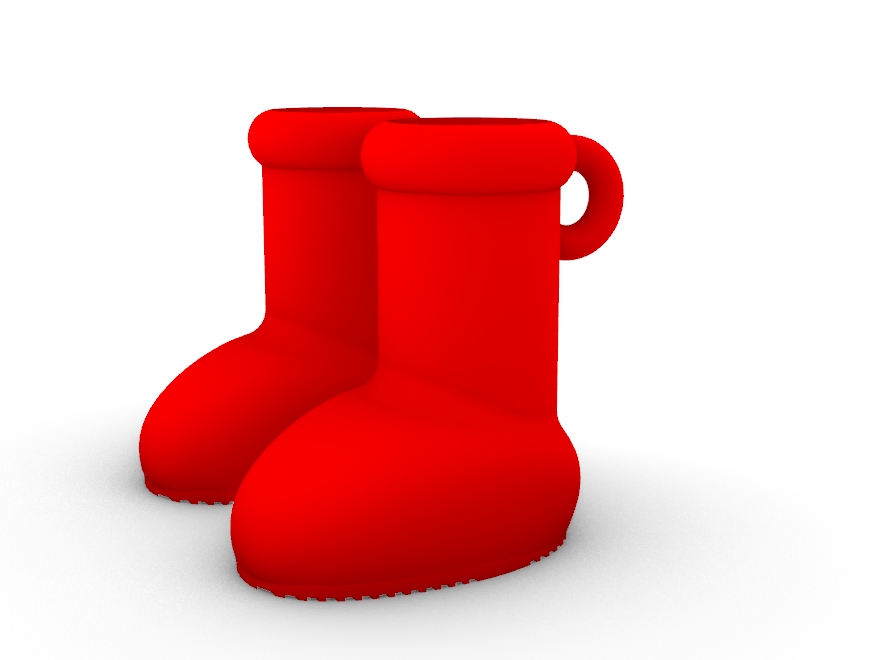 Big Red Boots by egosum3d | Download free STL model | Printables.com