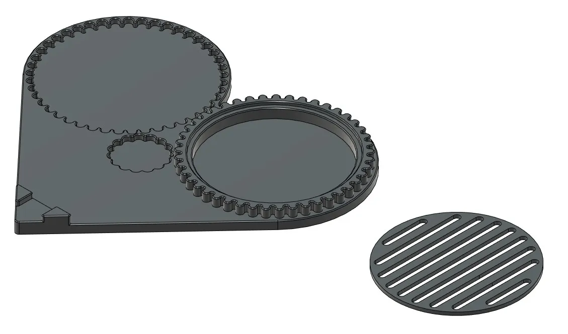 Heart Shaped Tea Coaster with drainer by Lucasa77 | Download free STL ...