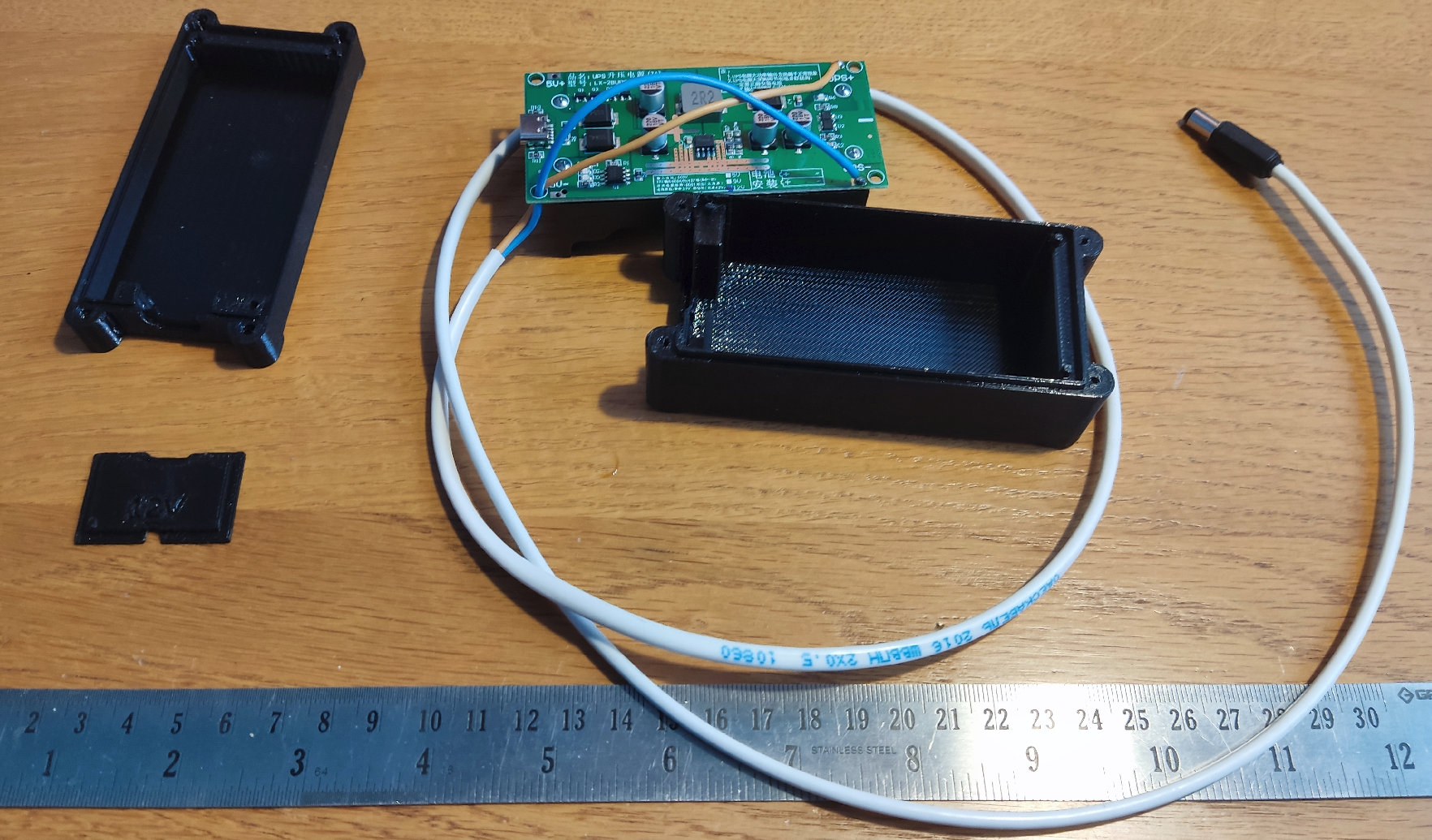 DC UPS (5V, 9V, 12V) based on LX-2BUPS module by devlab | Download free ...