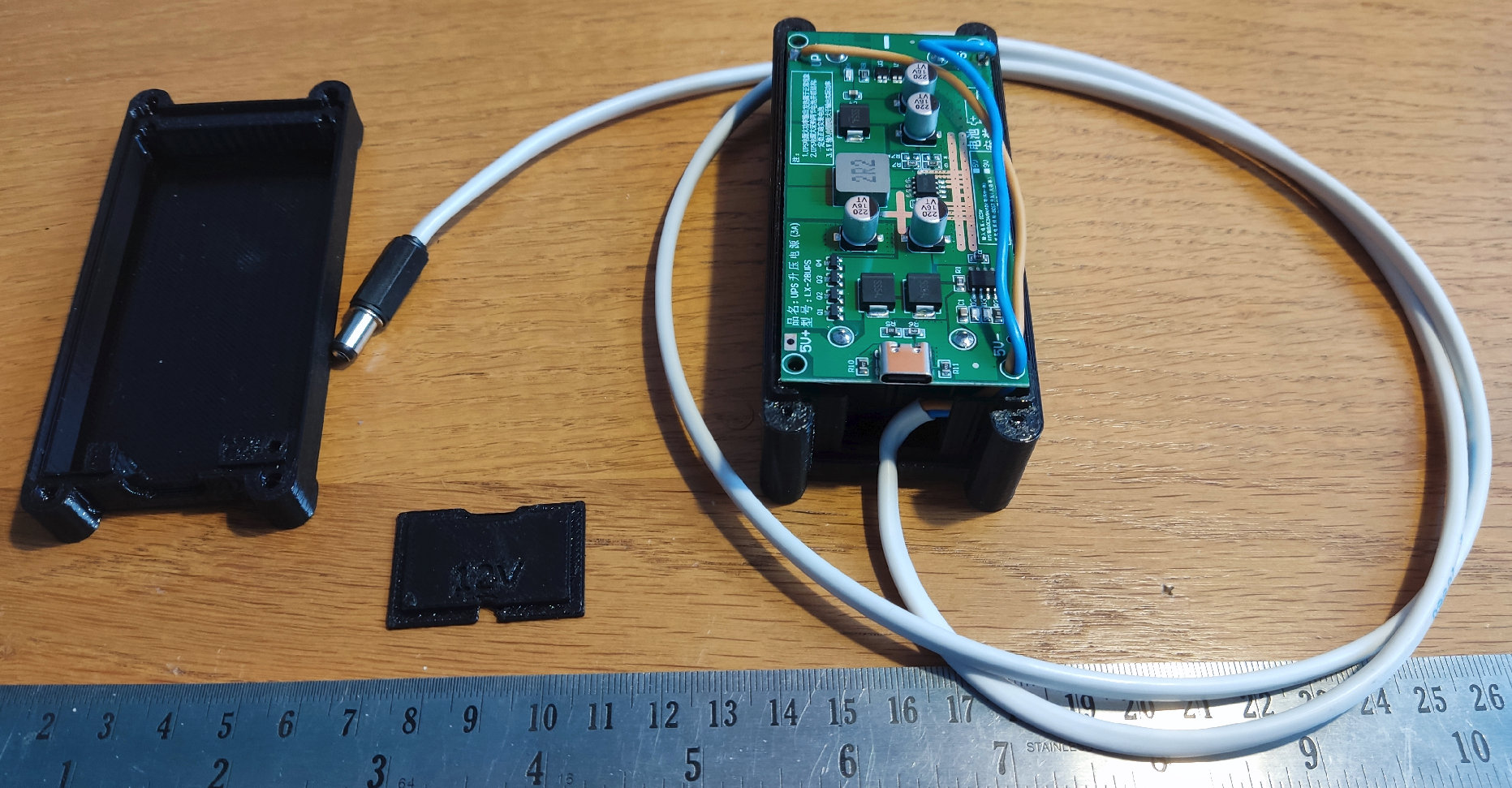 DC UPS (5V, 9V, 12V) based on LX-2BUPS module by devlab | Download free ...