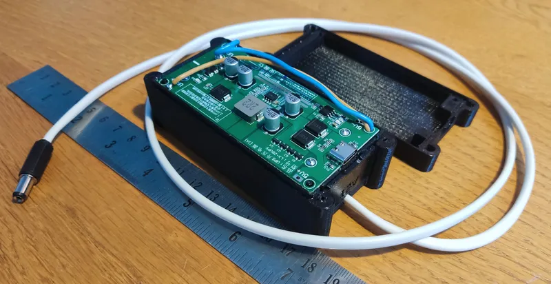 DC UPS (5V, 9V, 12V) based on LX-2BUPS module by devlab | Download free ...
