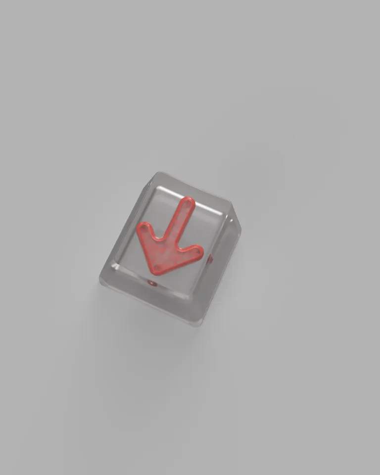 Resin Keycap, infill arrow (cherry MX) by Lynlimer | Download free STL ...