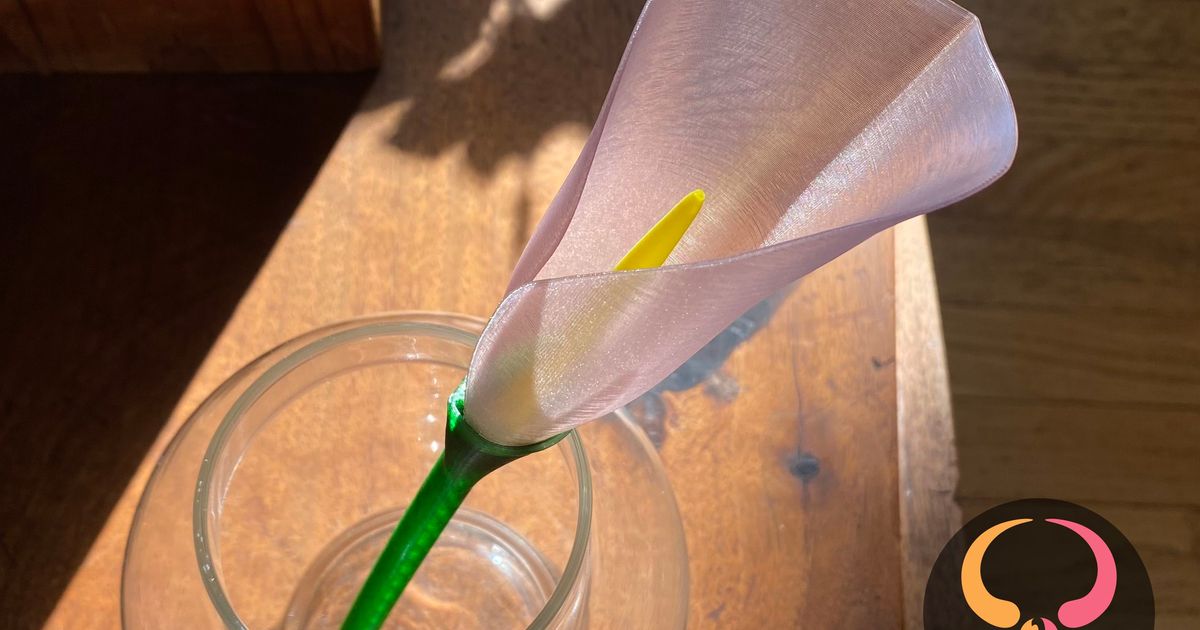 Spiral Vase Calla Lily by lytta | Download free STL model | Printables.com