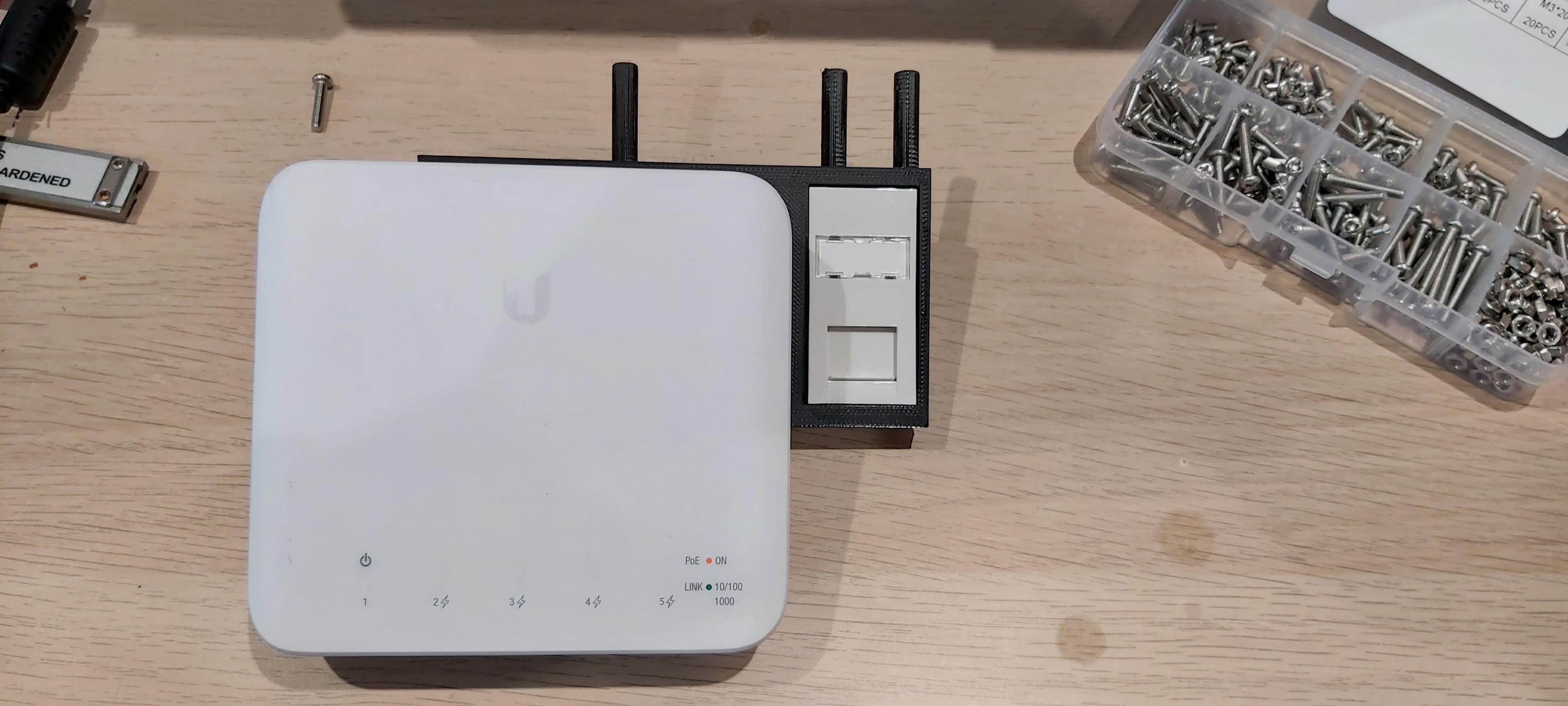 Ubiquiti Unifi Flex Switch Mount for Junction Box by Proffalken ...