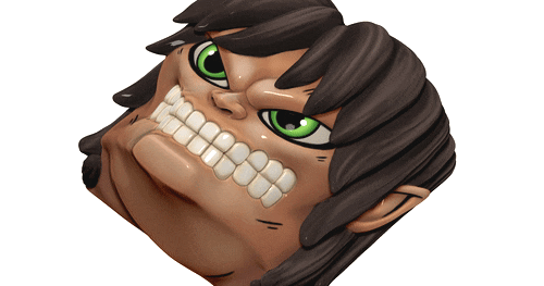 Titan Eren Keycap Attack on Titan by Hi5 | Download free STL model ...