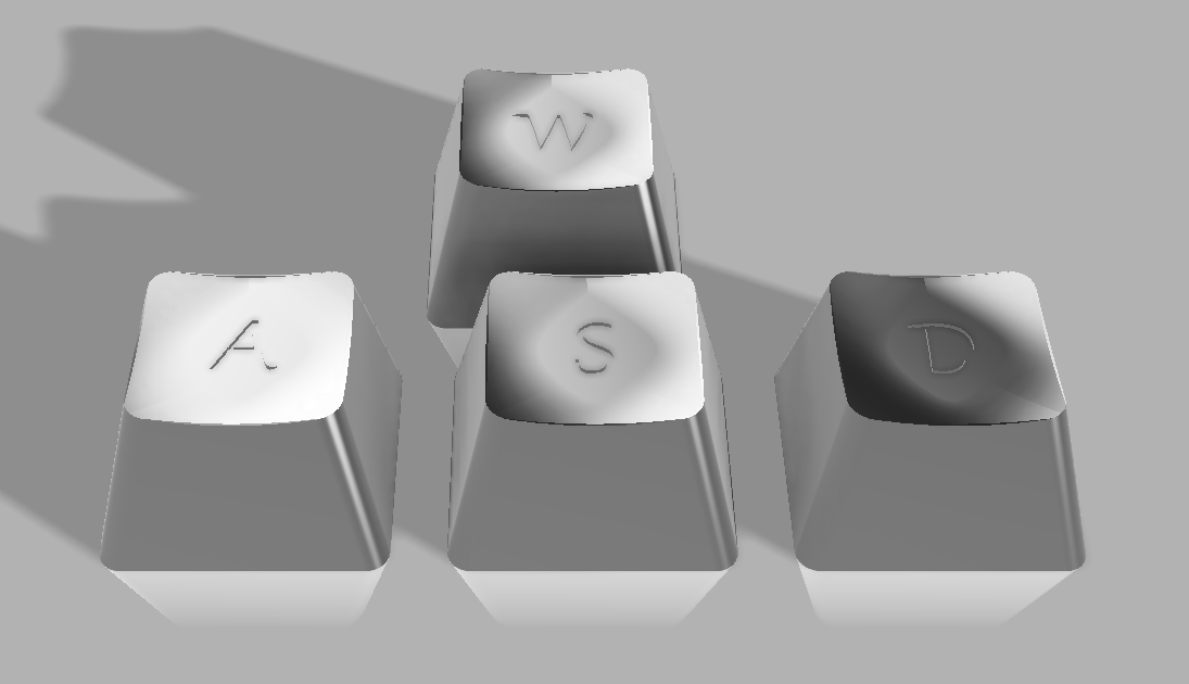 Custom Cherry MX Resin Key Caps by GoldenVolty | Download free STL ...