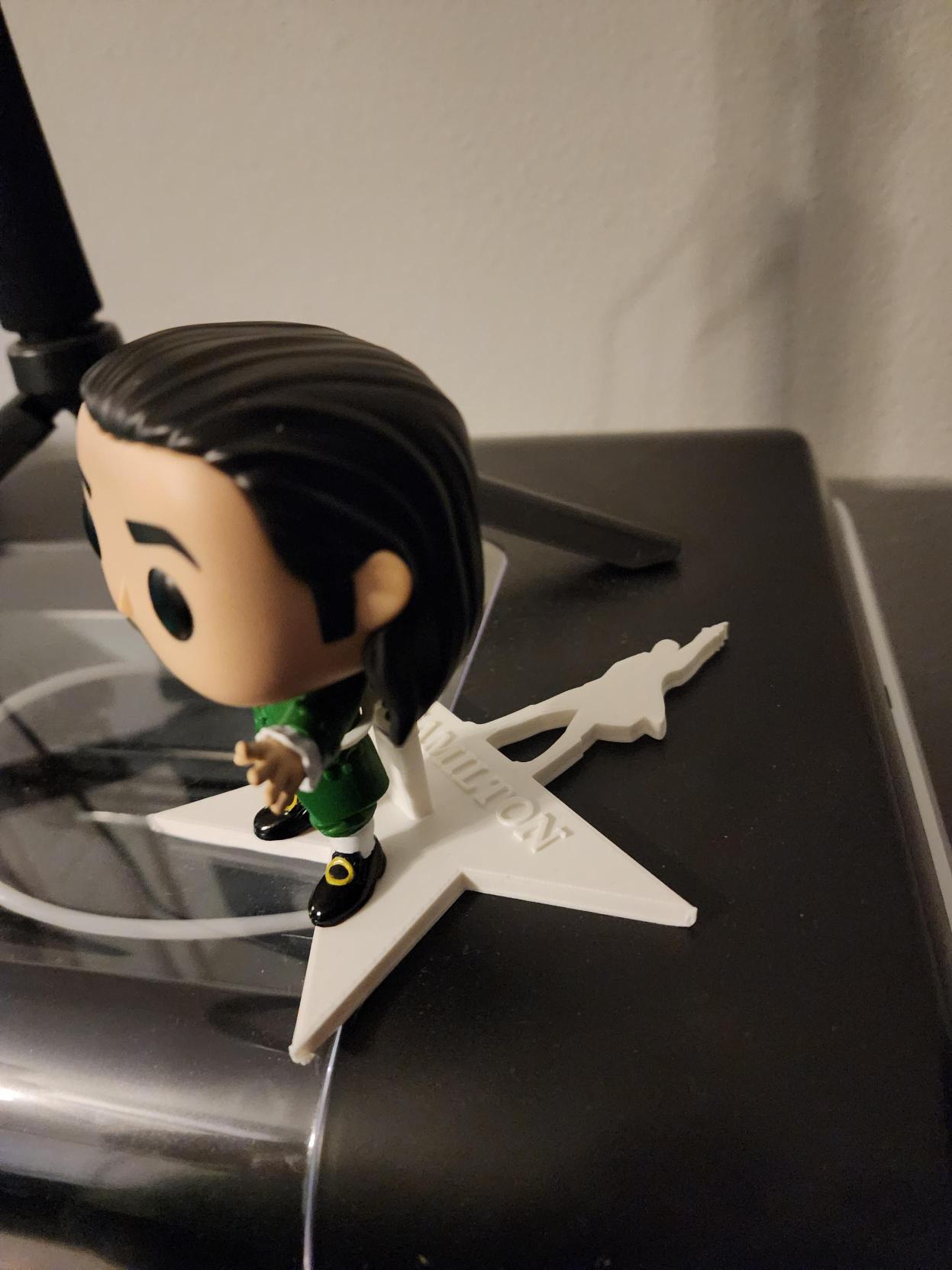 Hamilton Pop Figure Stand by Mr_And_All | Download free STL model ...