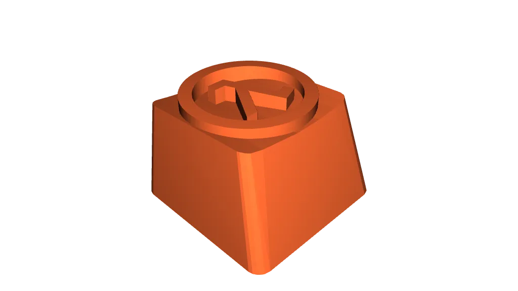 Half Life Keycap by 3DLada | Download free STL model | Printables.com