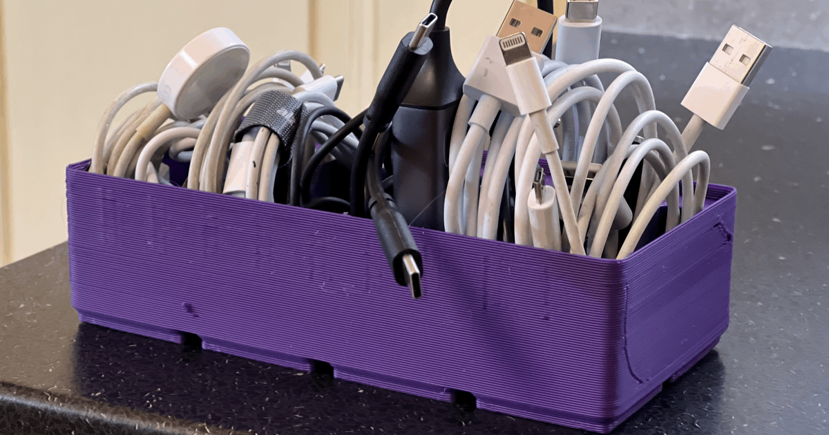 Gridfinity Cable Storage by dvdvprd | Download free STL model ...