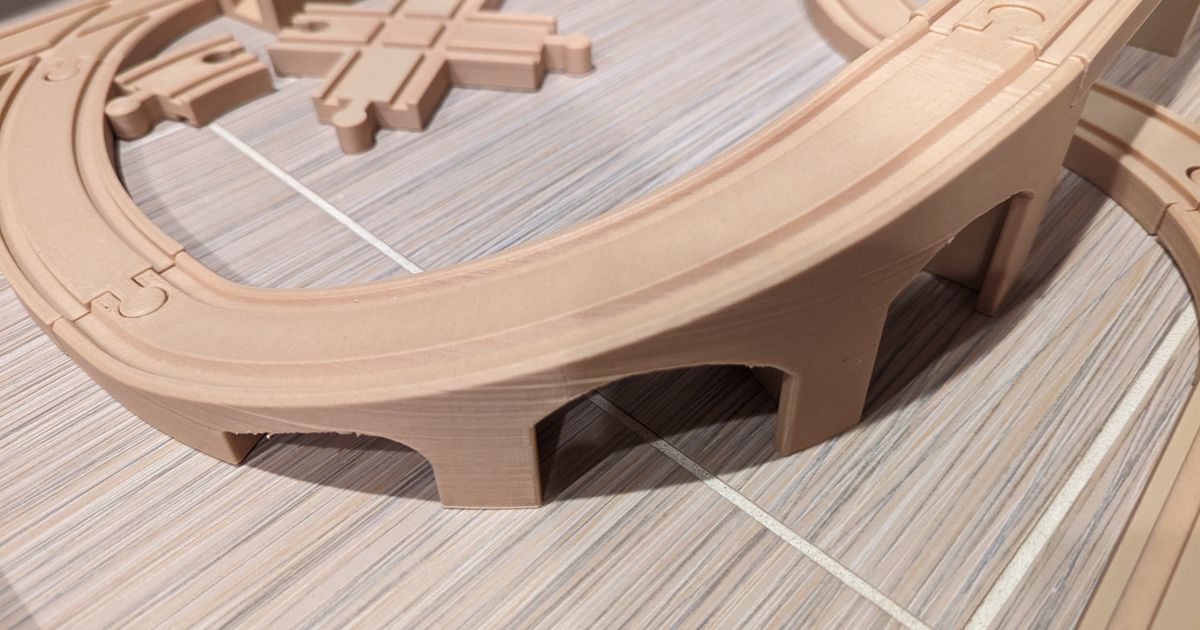 Upright Print Brio 90 Degree Bridge Ramp by anselor | Download free STL ...