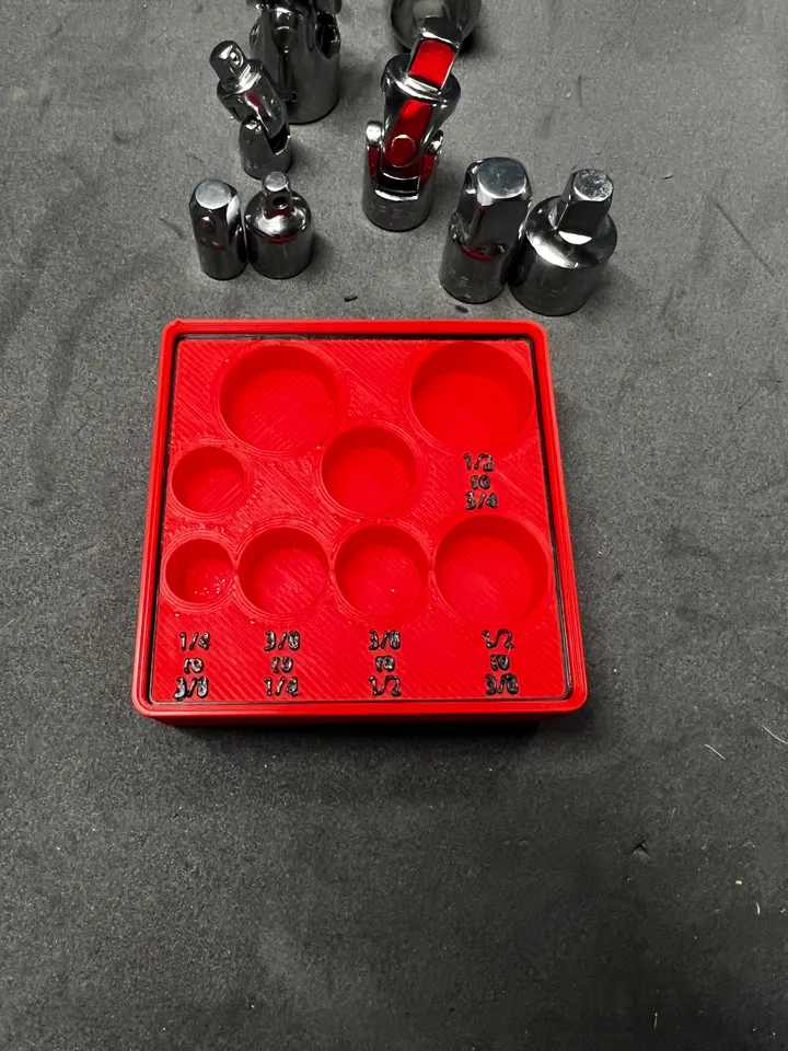 Gridfinty Socket Adapters and Universal Joints Holder by Omar Bakhsh ...