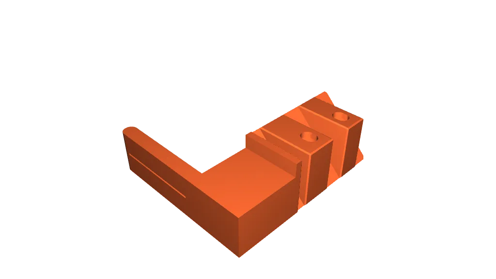Ender 3 S1 PRO Print Removal Scraper Holder Left Front Corner by JLOJ ...