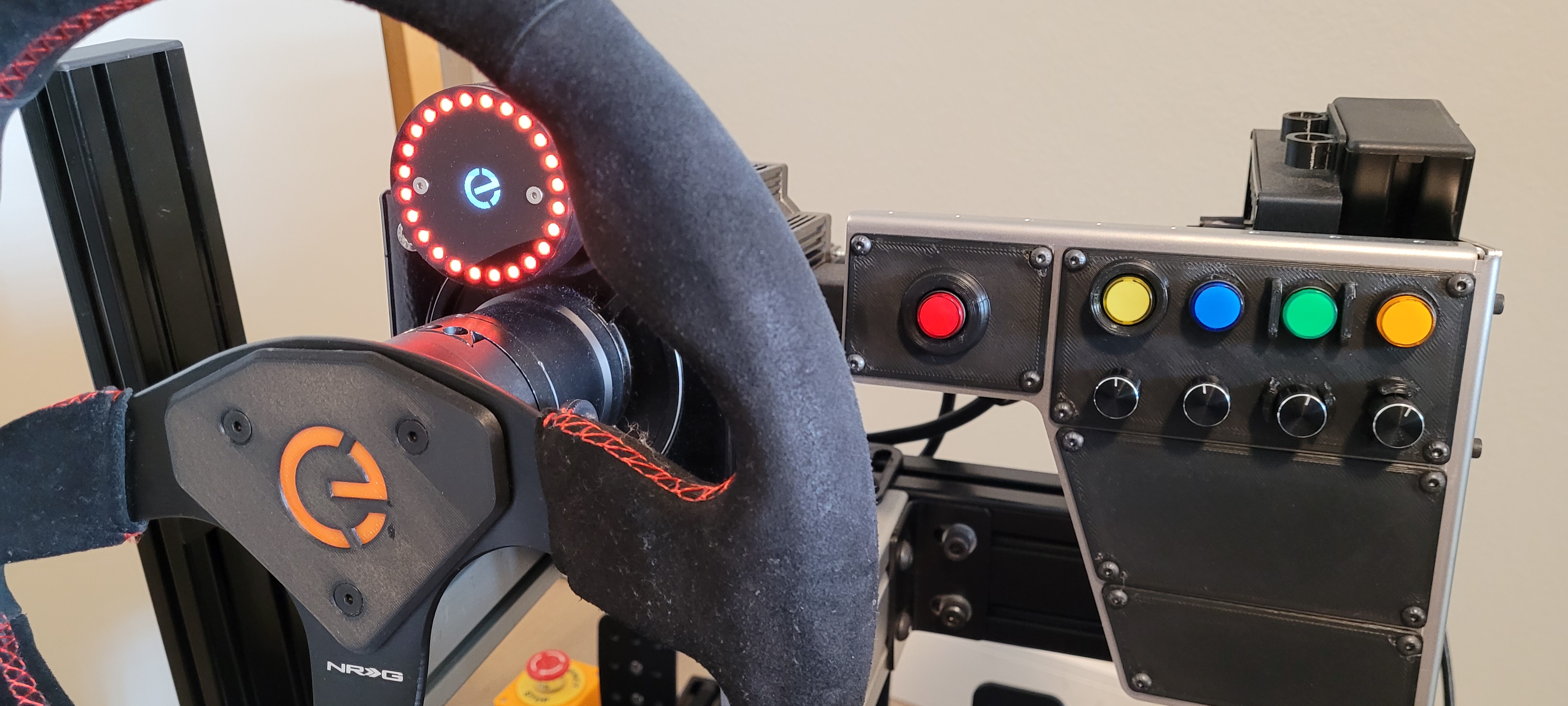 Center console dashboard for SimRacing (Sheet metal + 3d printing) [V1 ...