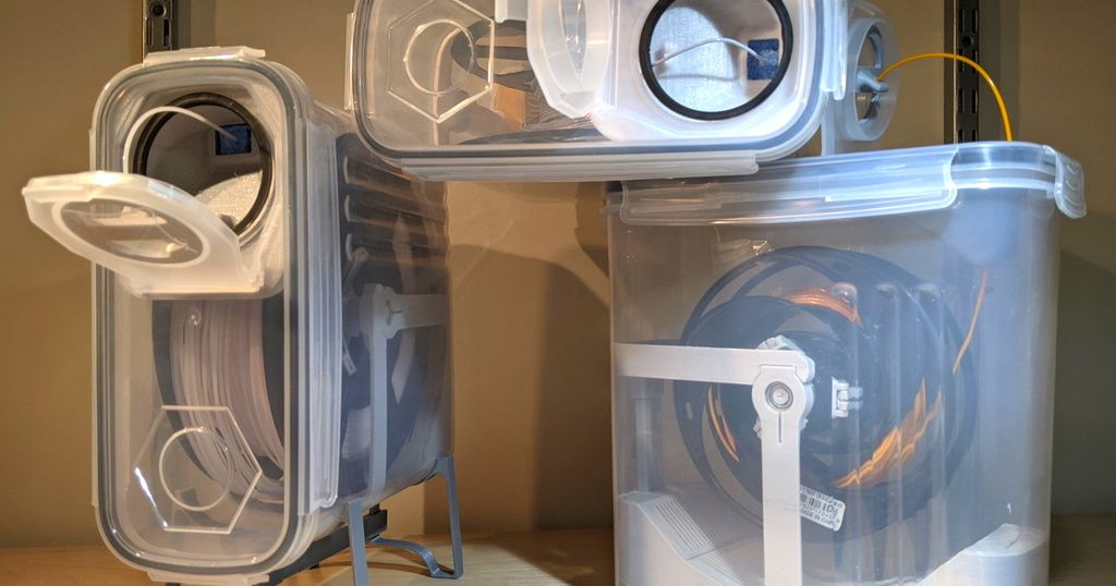 Universal Single Spool Filament Dry Container par CAD_Dude ...