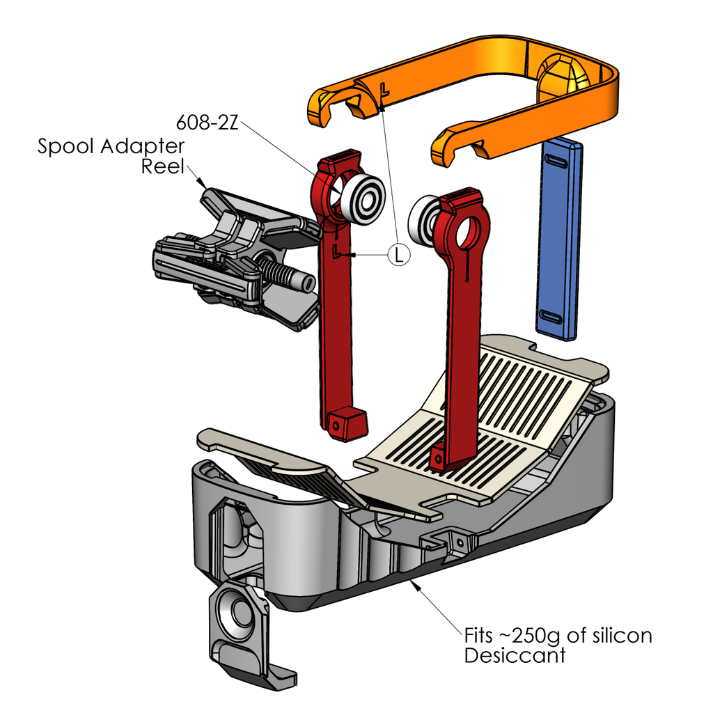 Universal Single Spool Filament Dry Container par CAD_Dude ...