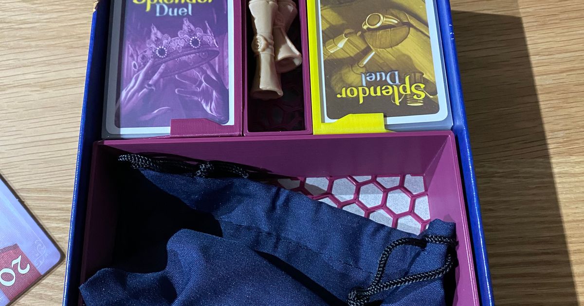 Splendor Duel - game organiser for sleeved cards von grzlus ...