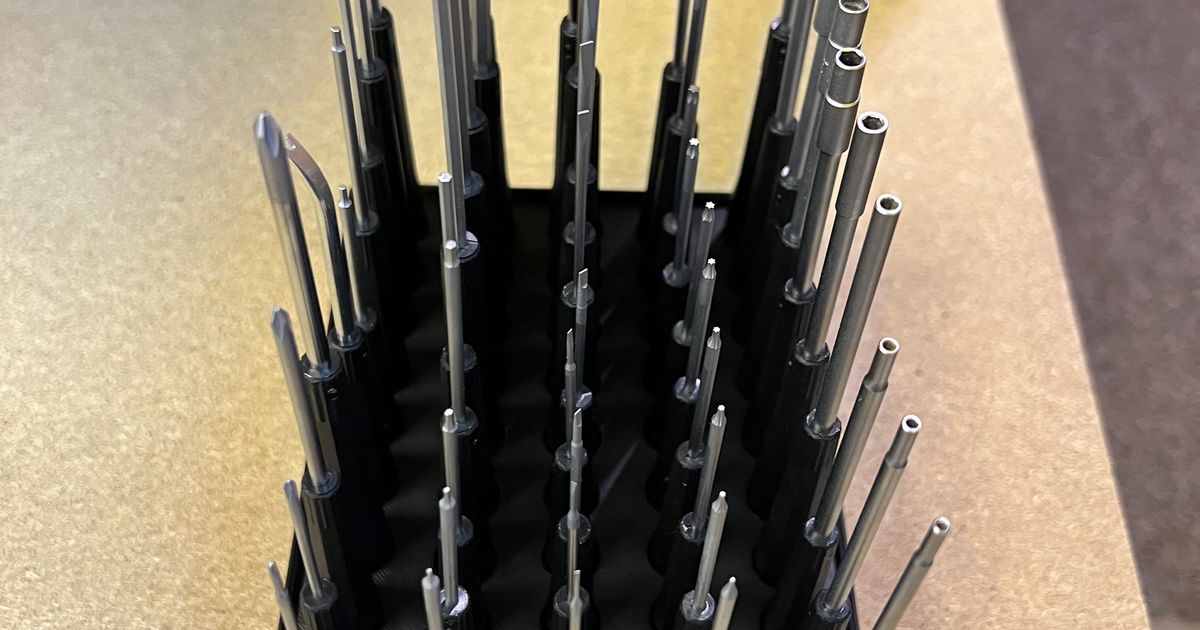 Gridfinity Wiha 50 Piece Precision Set by gwenhdiwy | Download free STL model | Printables.com