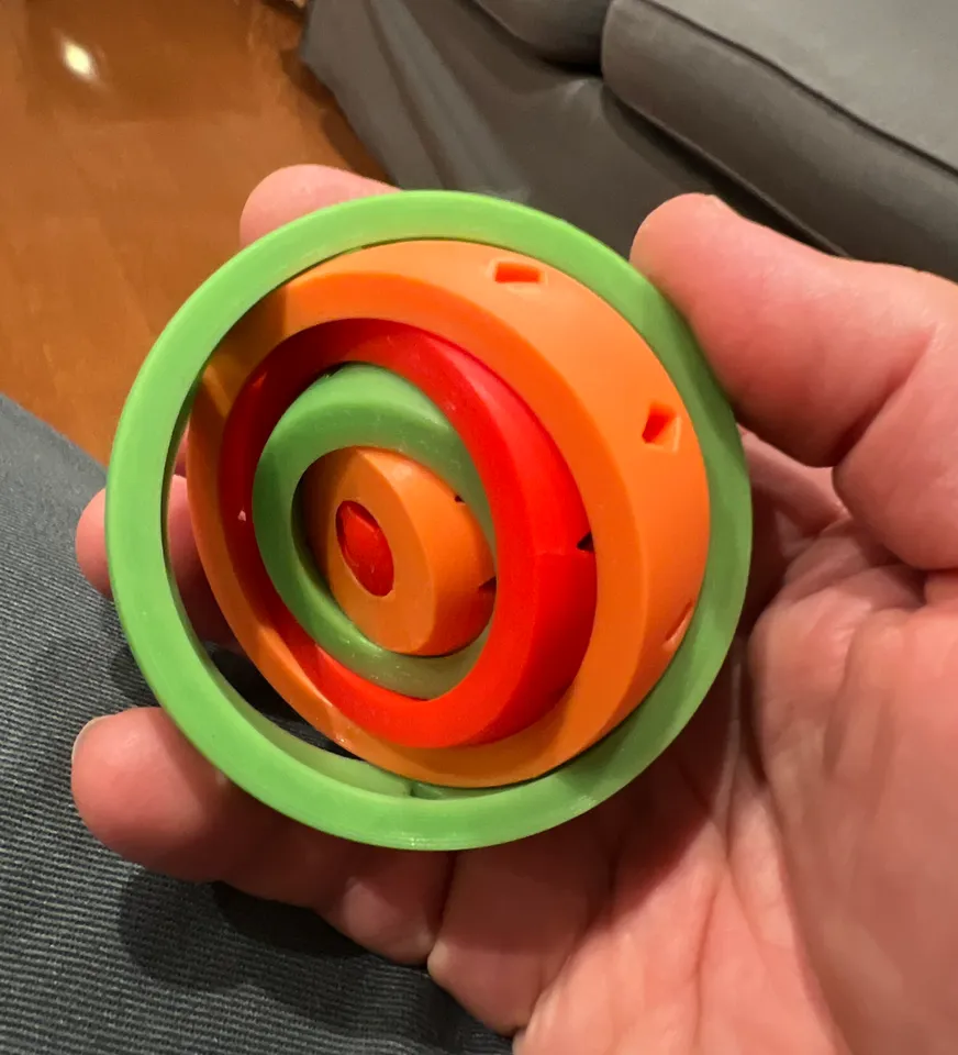Rotating Ring Fidget Toy by QuadView | Download free STL model ...