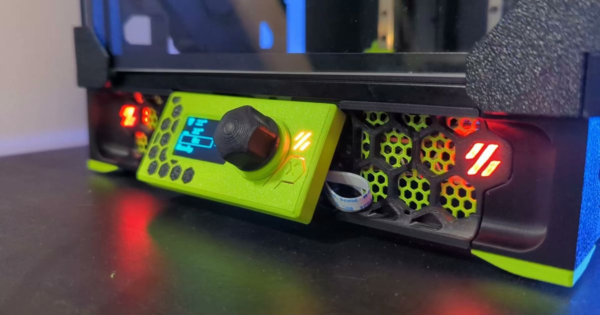 Voron V0.2 skirt logo neopixel by Schlonky | Download free STL model ...