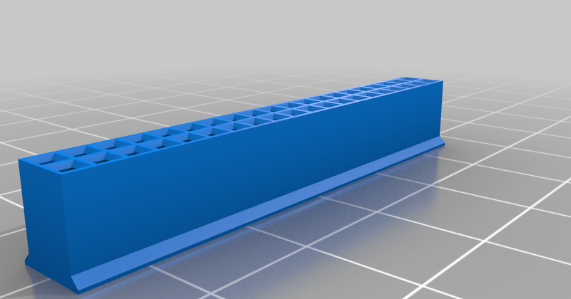 Raspberry Pi 40-Pin GPIO Cover by Zan Hecht | Download free STL model ...