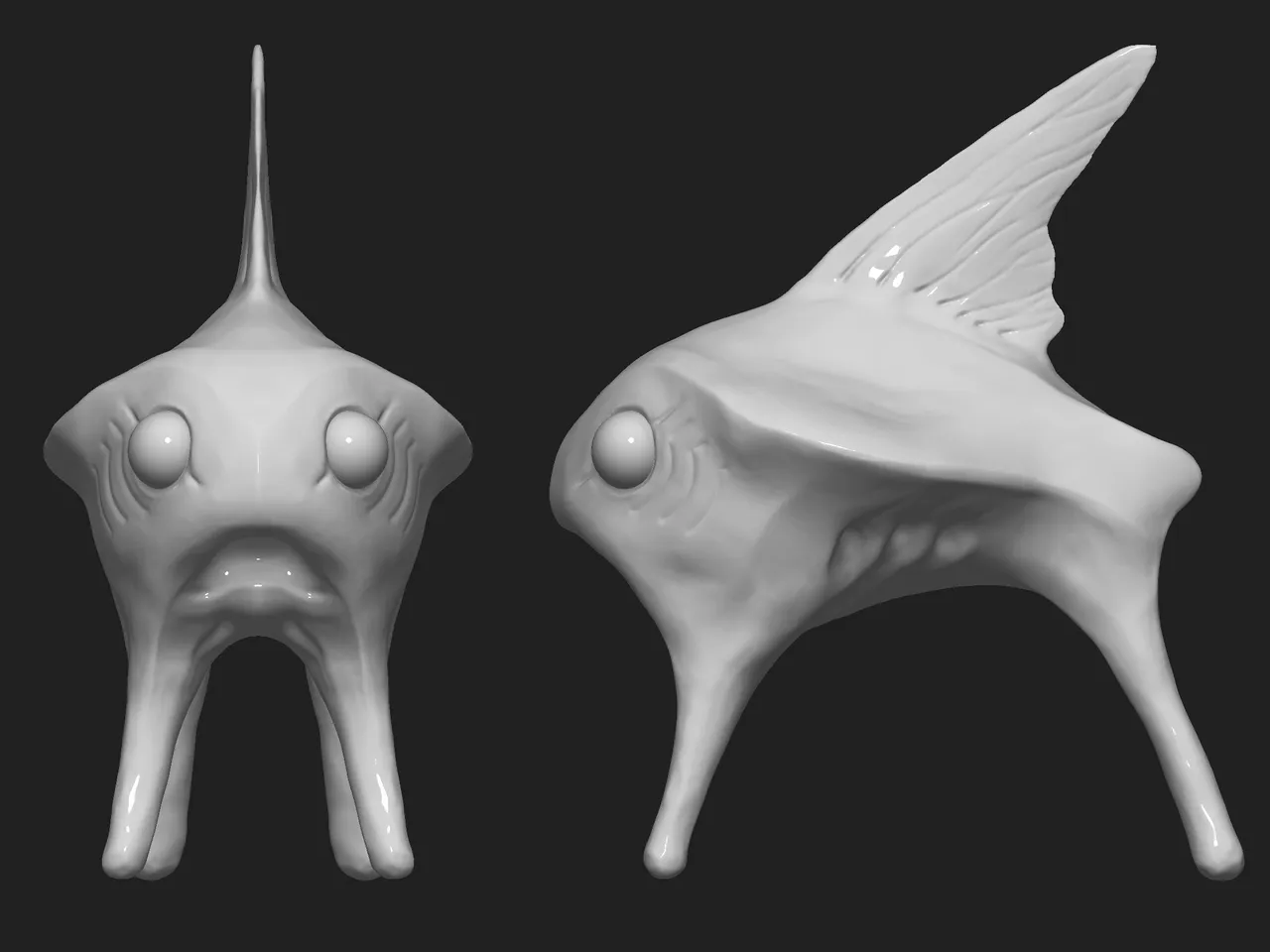 Fish Dude by Delta Hexagon | Download free STL model | Printables.com