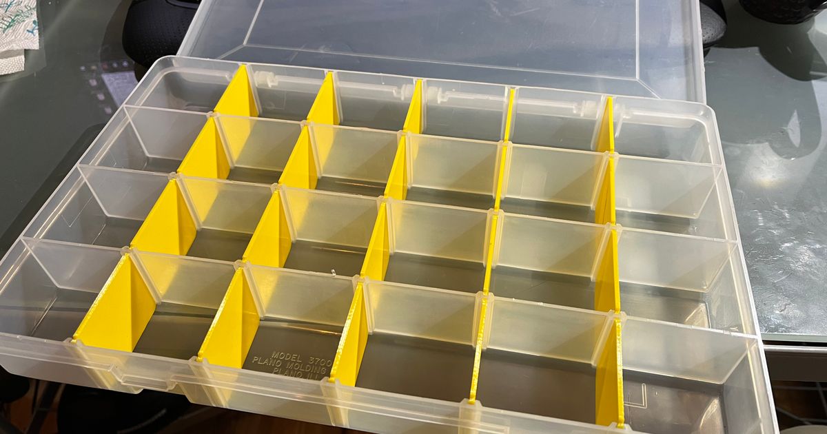 Plano 3700 Divider by Jesse Schauer | Download free STL model ...