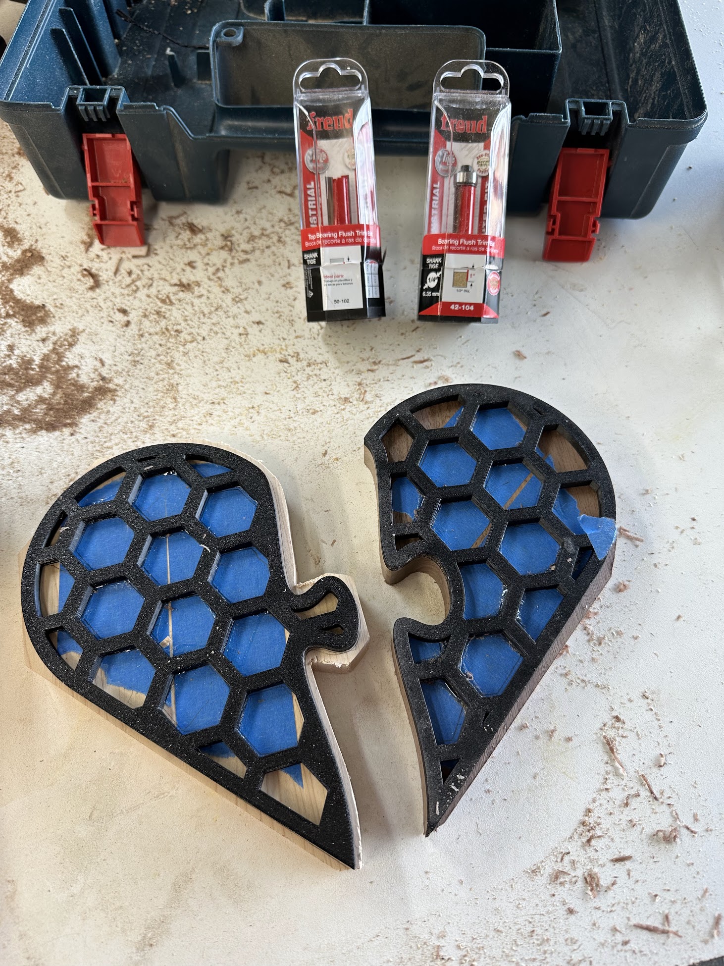 Heart puzzle piece router template by Jeremy | Download free STL model ...