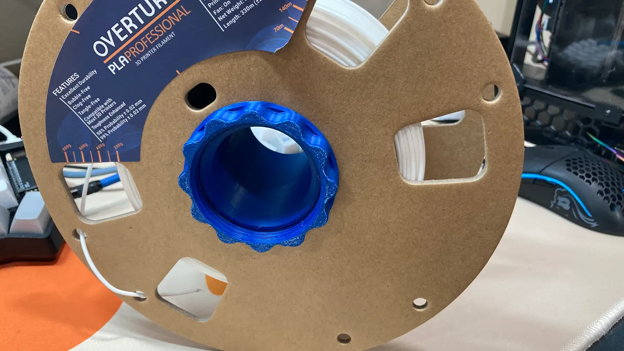 Filament Spool Insert for Polymaker and Overture Spools by cclavelli ...