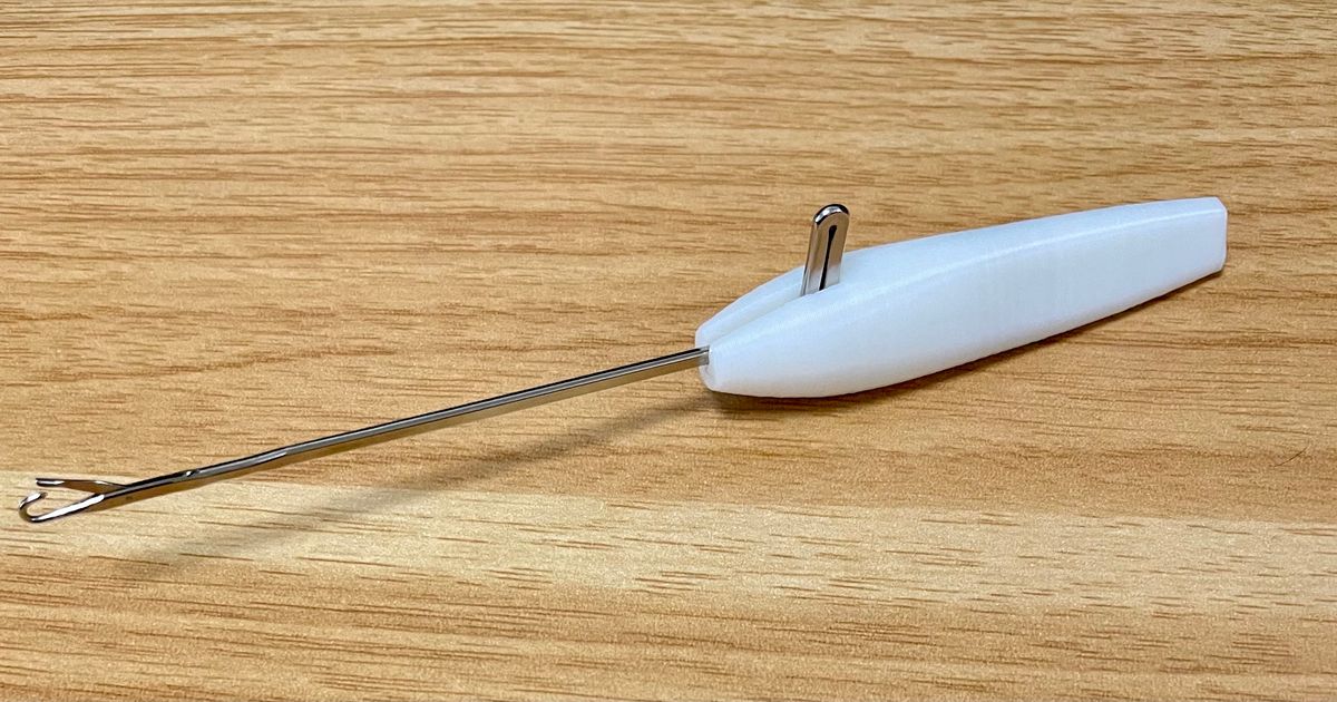 Latch hook using knitting machine needle by matthew_ | Download free ...