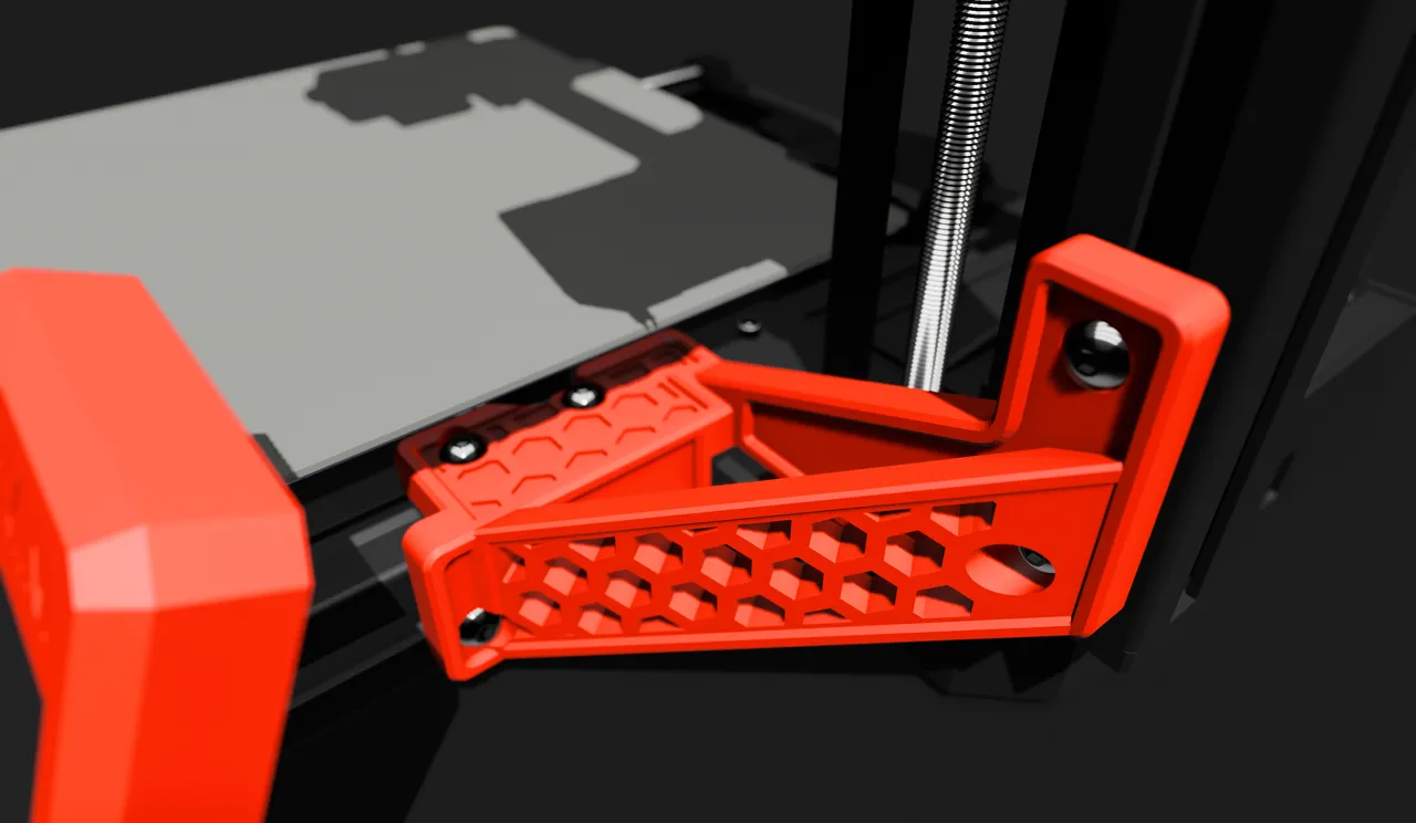 Prusa Mini Z-axis support brace, by MaxT (REMIX) by MaxT | Download ...