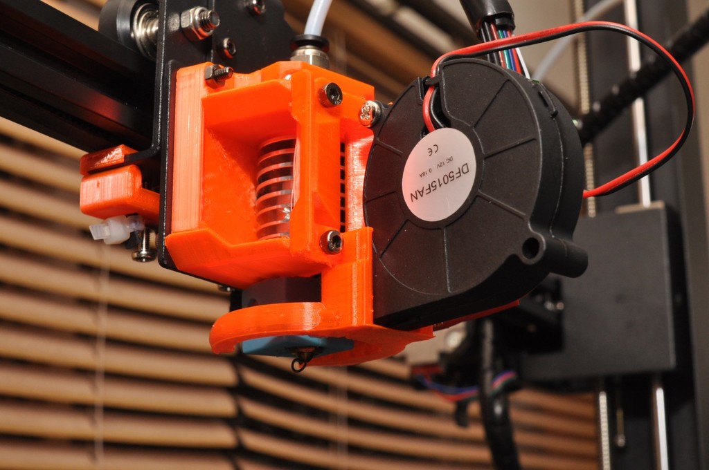 HI-flow Extruder-Head For ANYCUBIC i3 MEGA fan-bracket for 5015 Blower ...