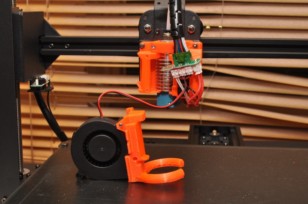 HI-flow Extruder-Head For ANYCUBIC i3 MEGA fan-bracket for 5015 Blower ...