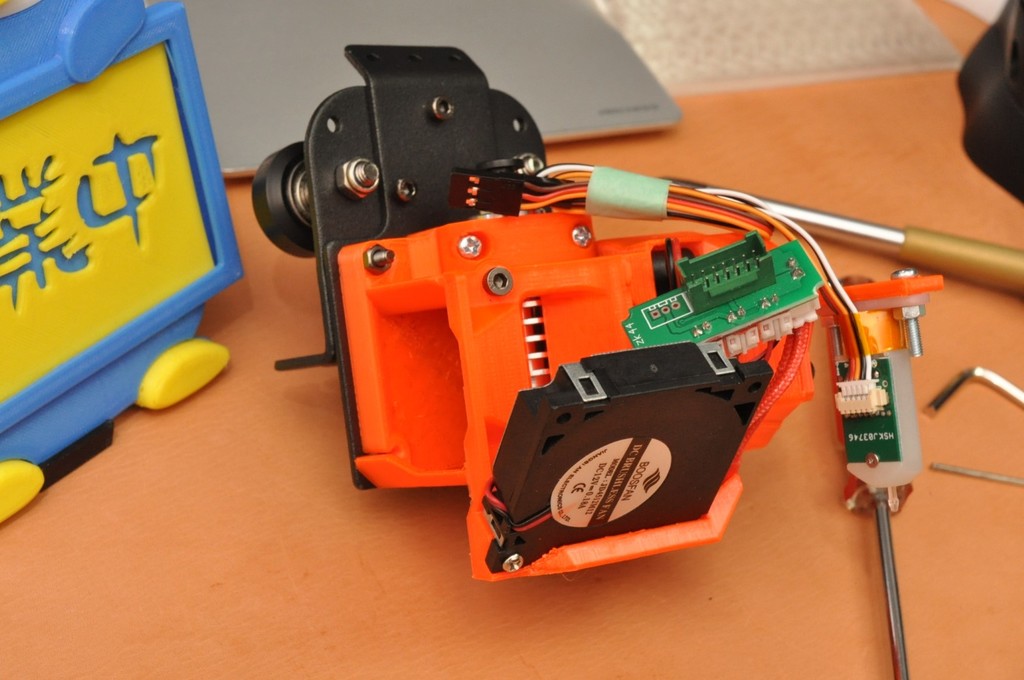 HI-flow Extruder-Head For ANYCUBIC MEGA-X with BLToutch_rimix by ...