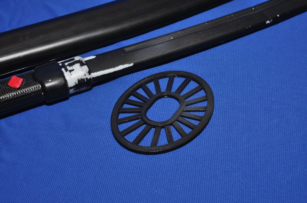 Tanjiro's handguard for Toy sword by Penguin_holic | Download free STL ...