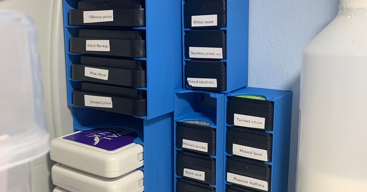 Ranger distress/archival ink oxide stackable storage by Assholer ...