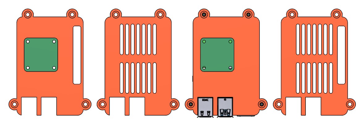 Pi4 enclosure advanced (Pi4 case remix from Hasenpups) + Step file by ...