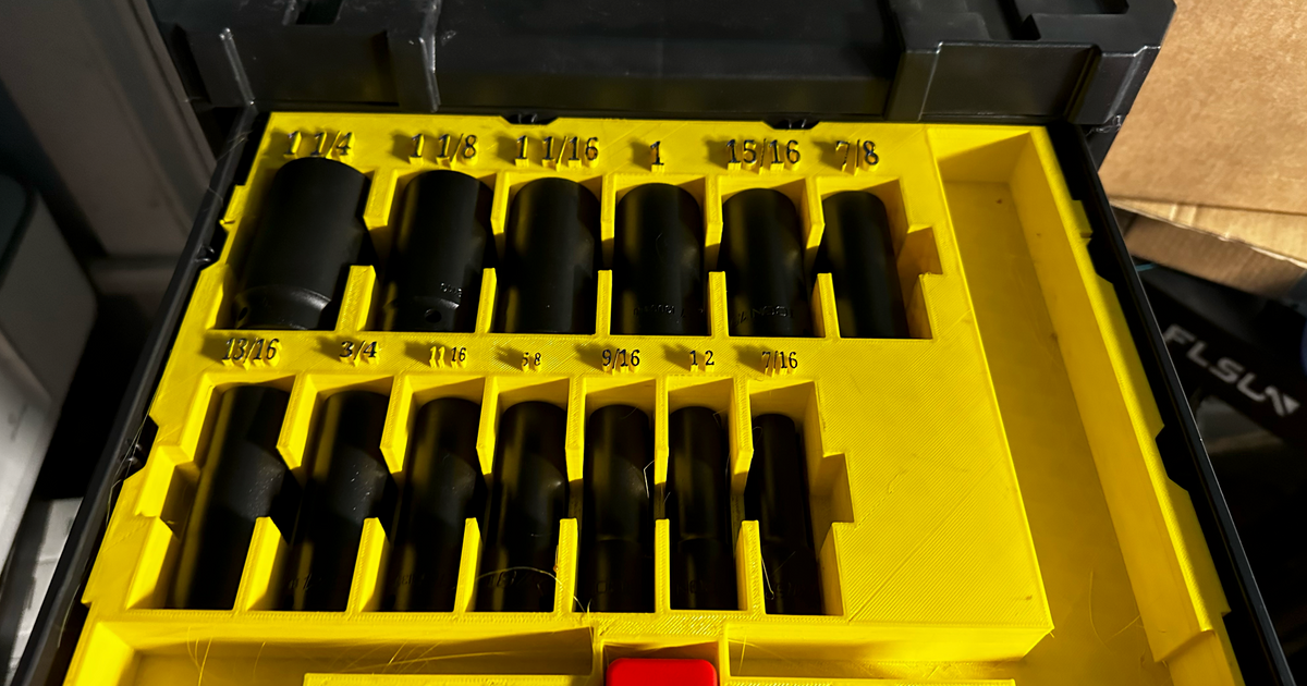 icon 56211 deep impact socket holder for versastack and t-stack 2 ...