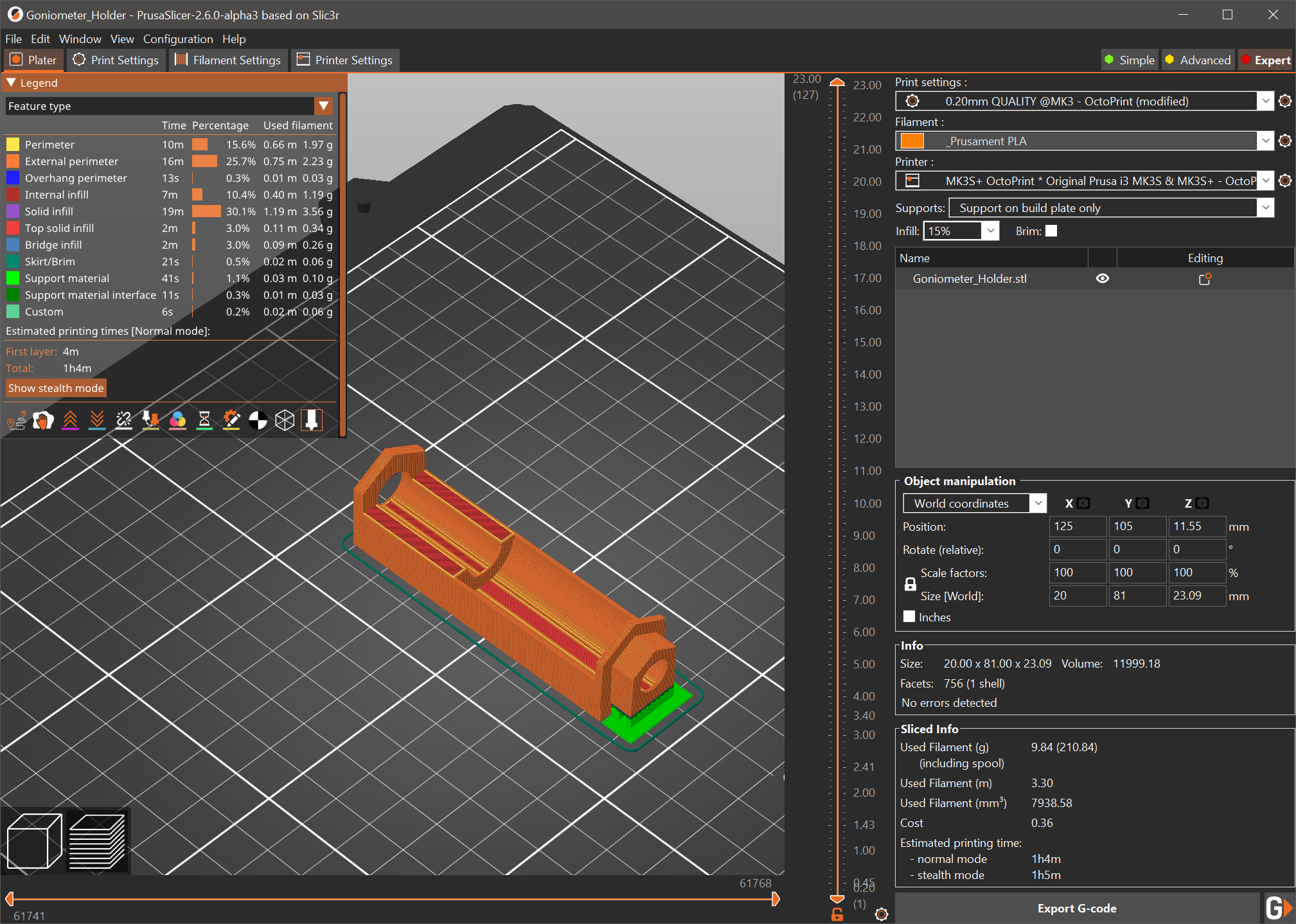 Laser Goniometer by Sarusani | Download free STL model | Printables.com