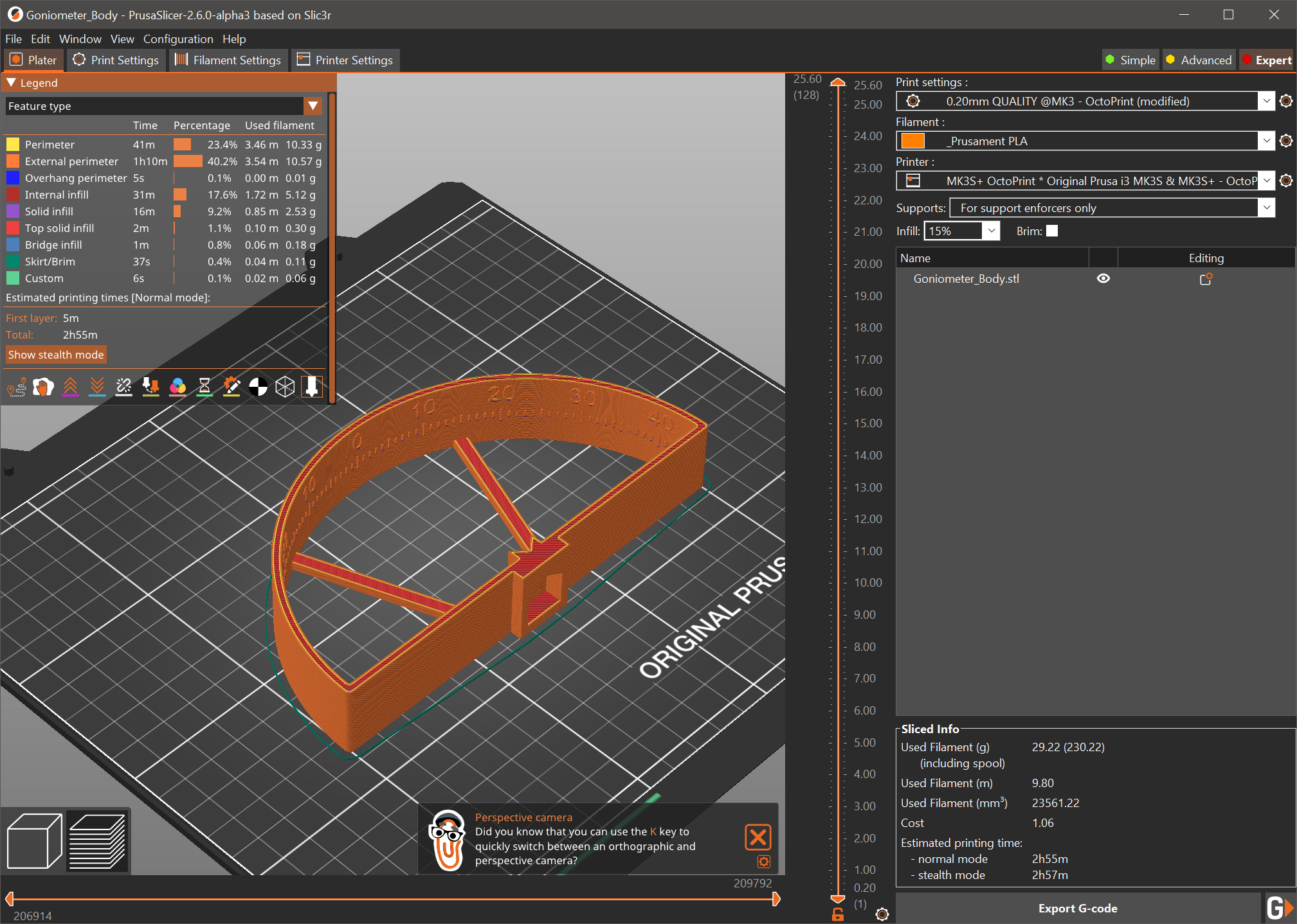 Laser Goniometer by Sarusani | Download free STL model | Printables.com